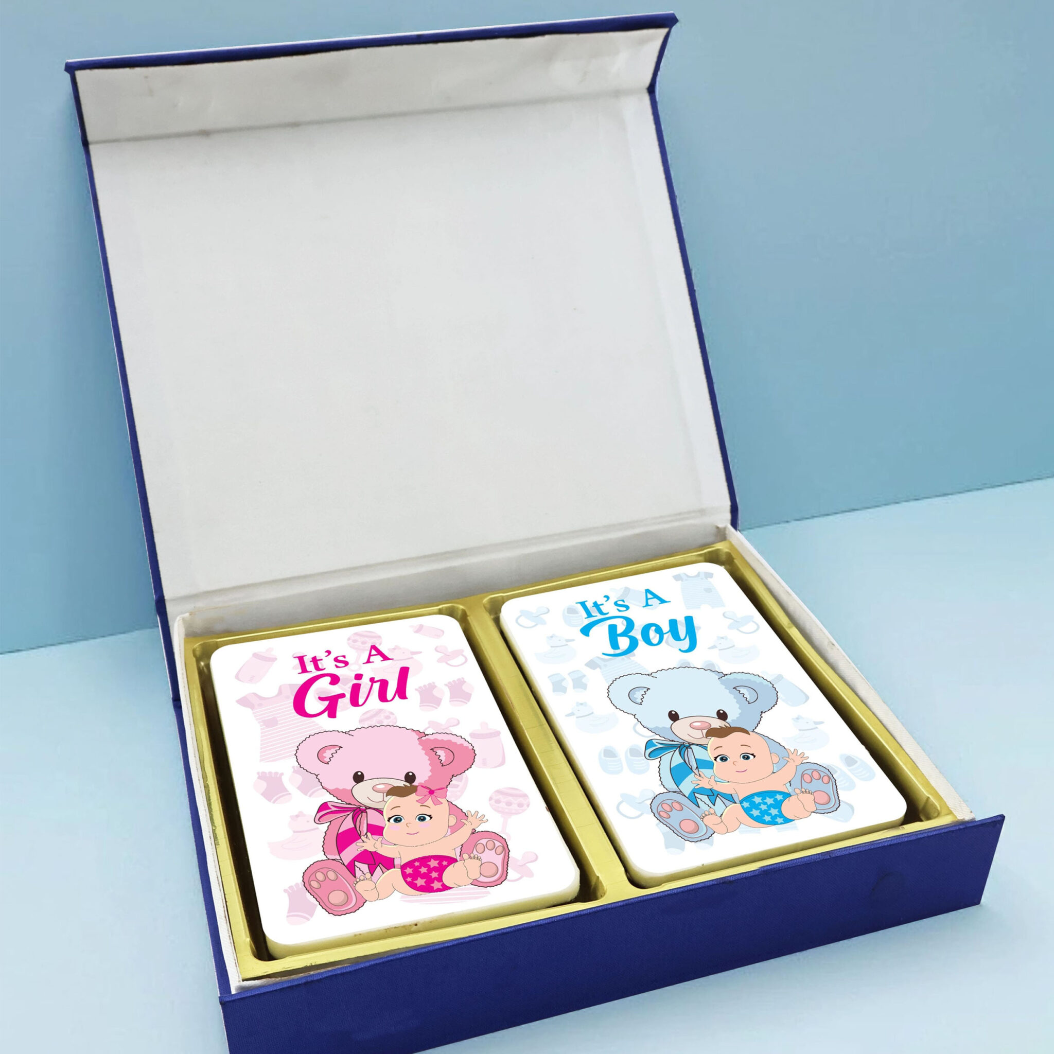 Personalized Baby Shower Chocolate Bars – It’s a Girl / It’s a Boy (Set ...
