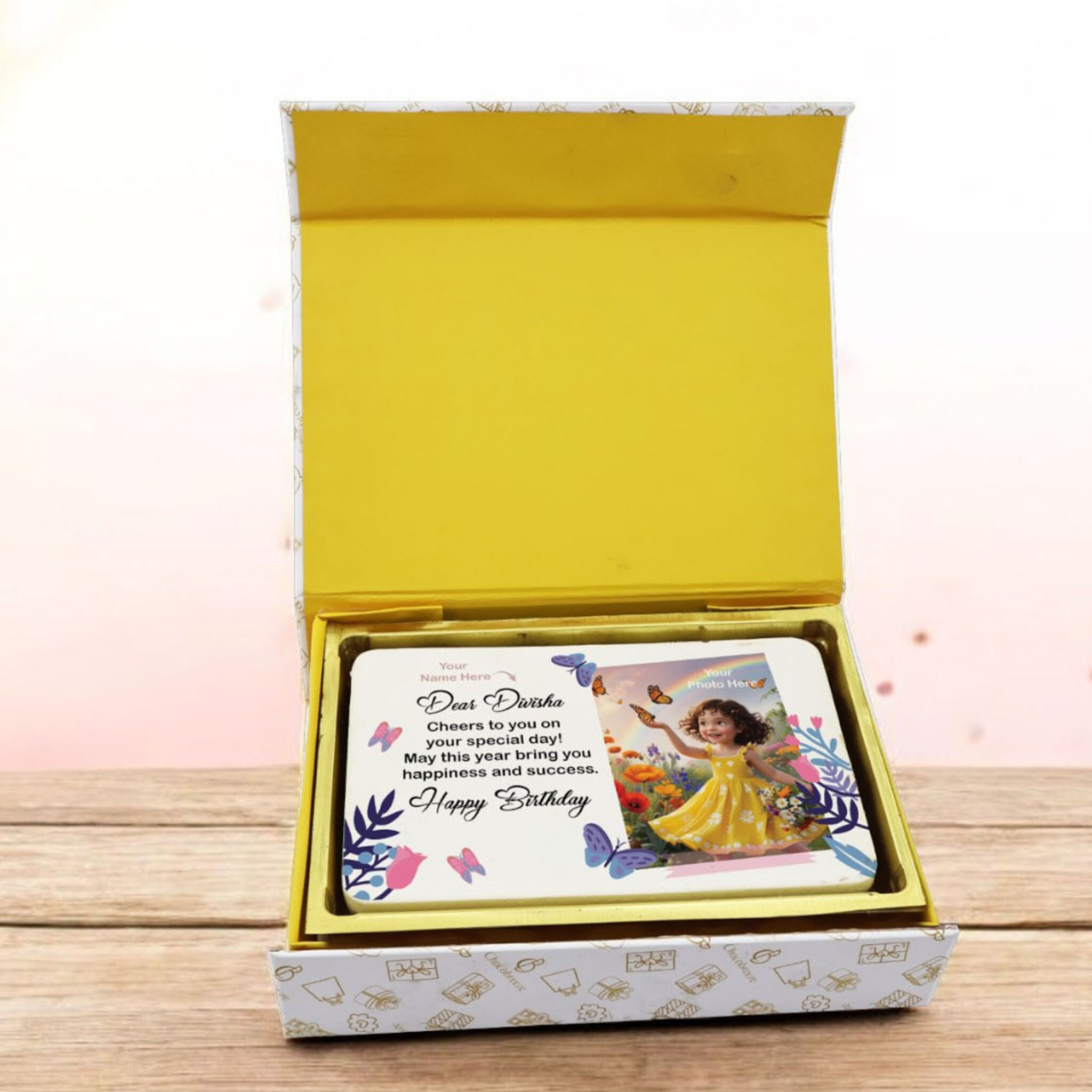 Personalized Birthday Chocolate Bar in Chocobreeze Luxury Box ...