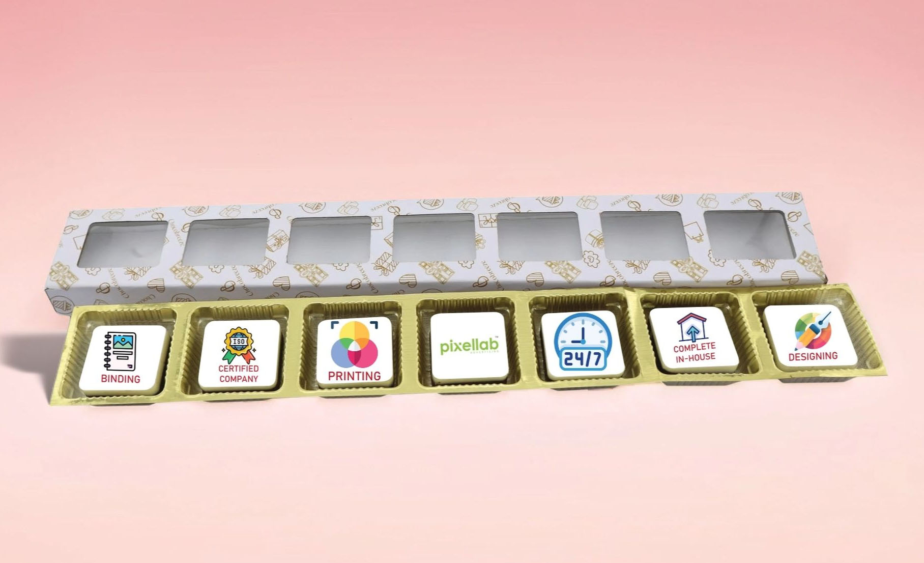Exclusive Trade Show Chocolates in Chocobreeze Premium Paper Box with ...