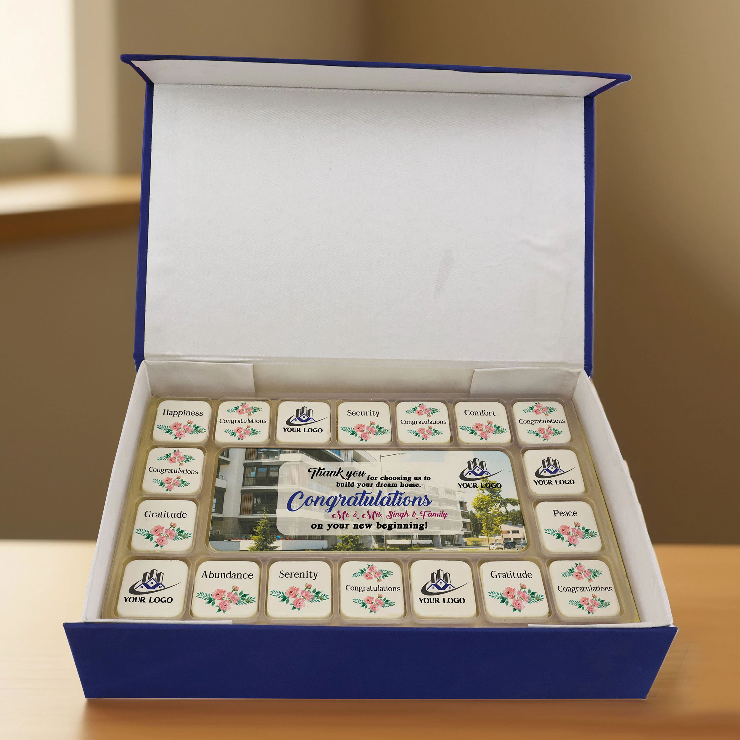 Elegant Property Handover Chocolates in Luxury Box - Chocobreeze ...