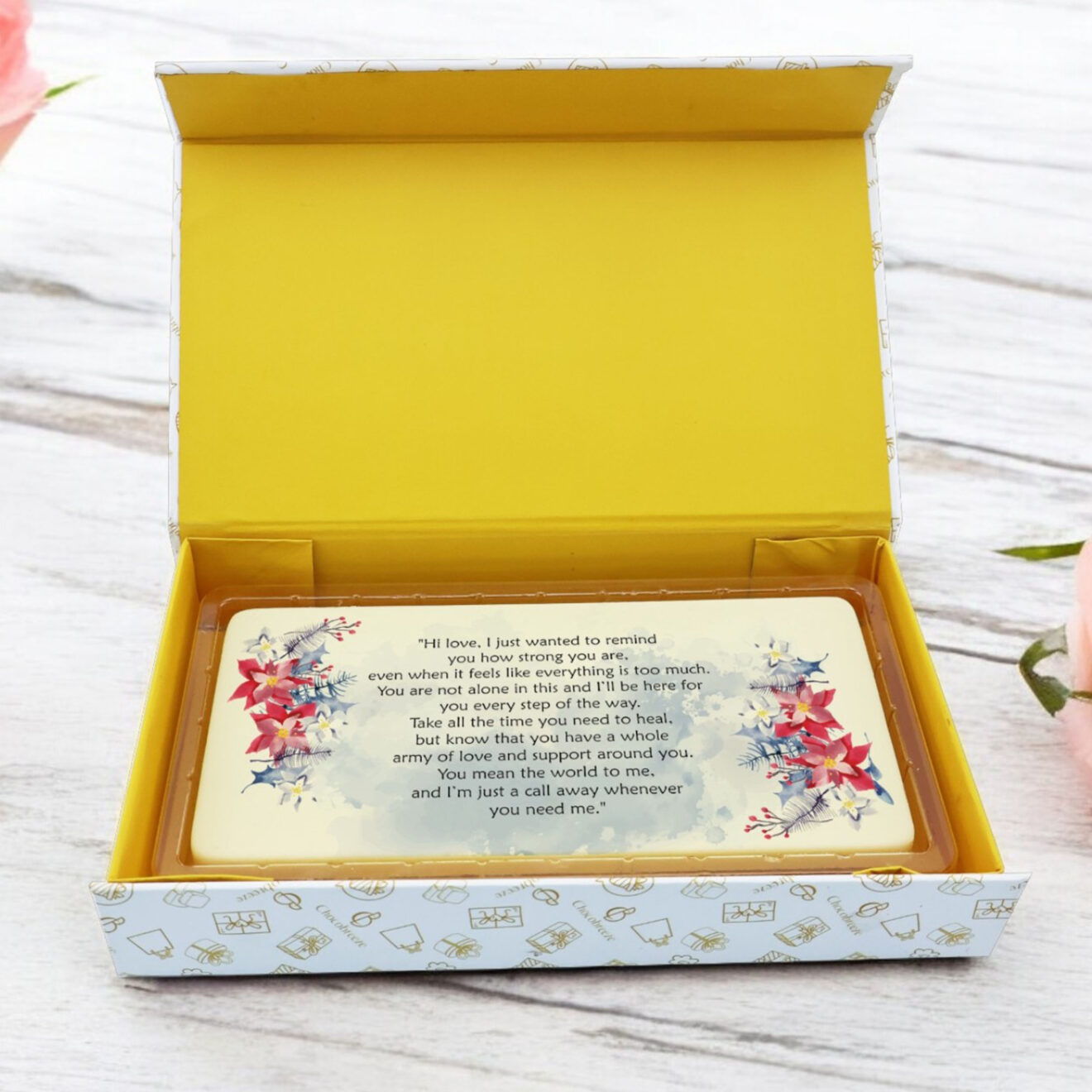 Elegant Anniversary Gift Chocolate in Chocobreeze Luxury Rigid Box ...