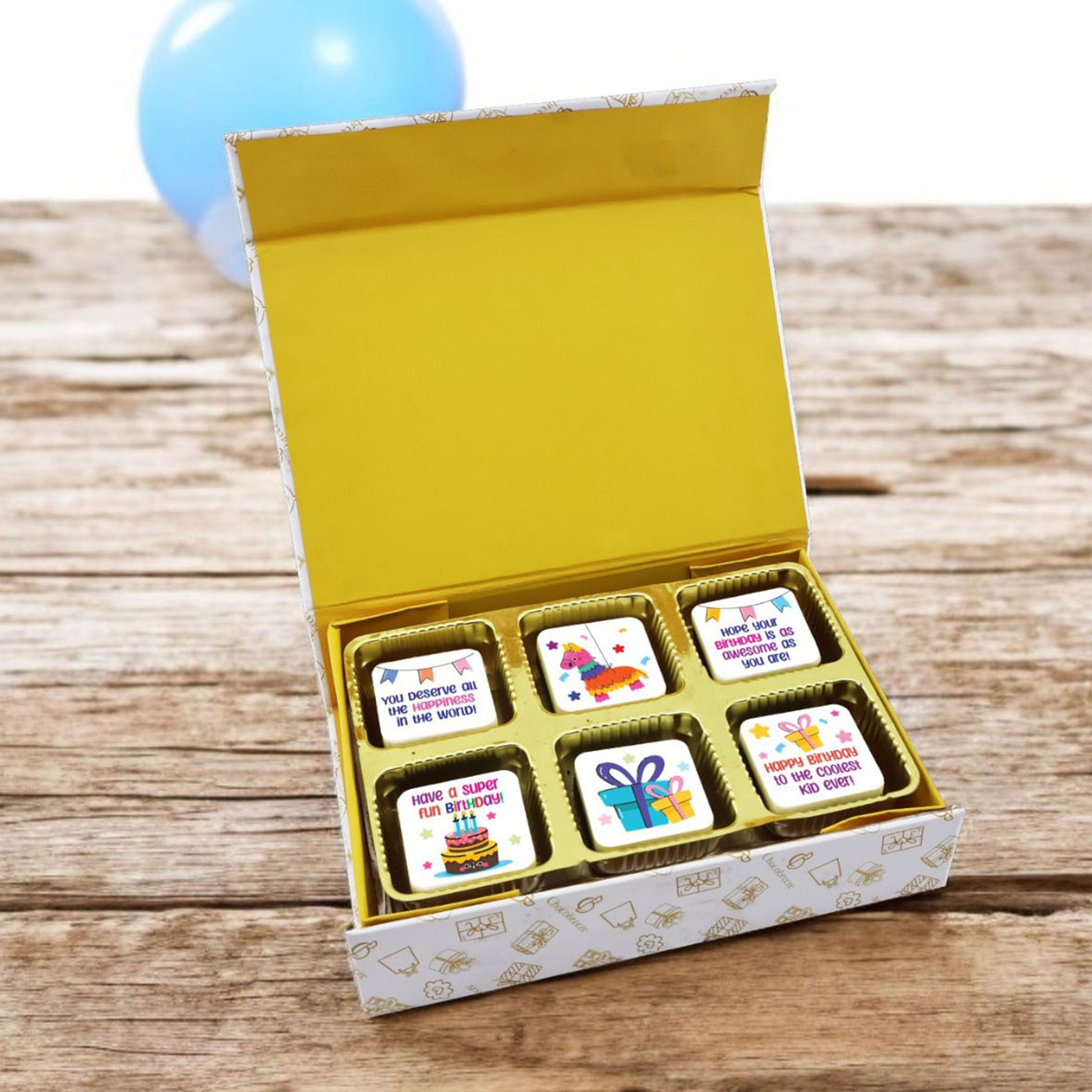 Delightful Birthday Chocolates in Luxury Box - Chocobreeze Personalized ...