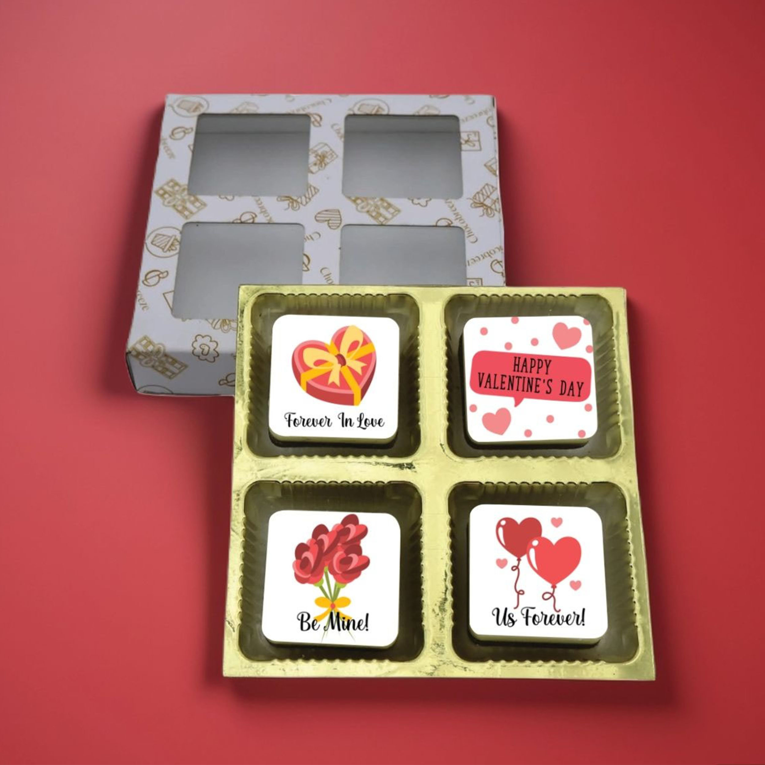 Romantic Valentine Chocolates in Chocobreeze Premium Paper Box with ...