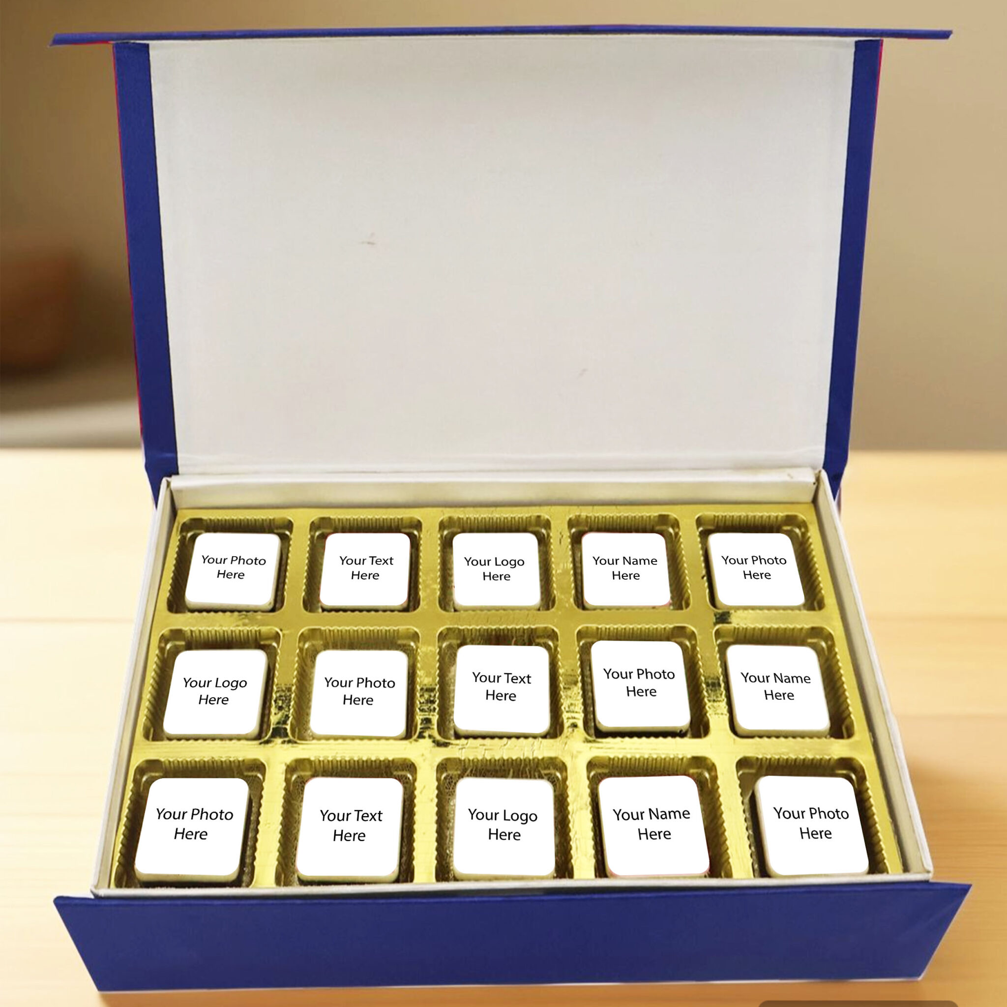 3x5 = 15 Bites - Chocobreeze Personalized Designer Chocolates