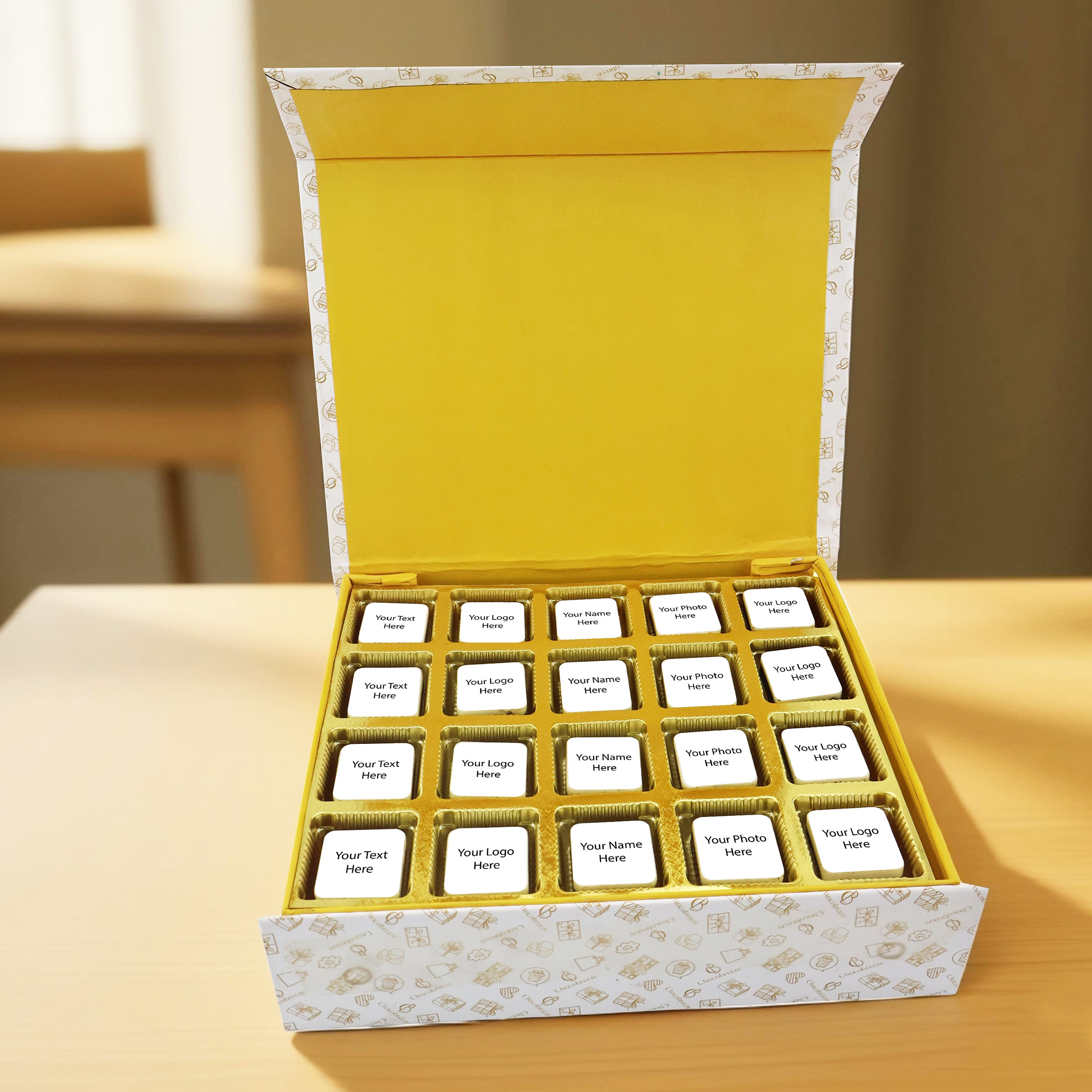 4x5=20 Bites - Chocobreeze Personalized Designer Chocolates