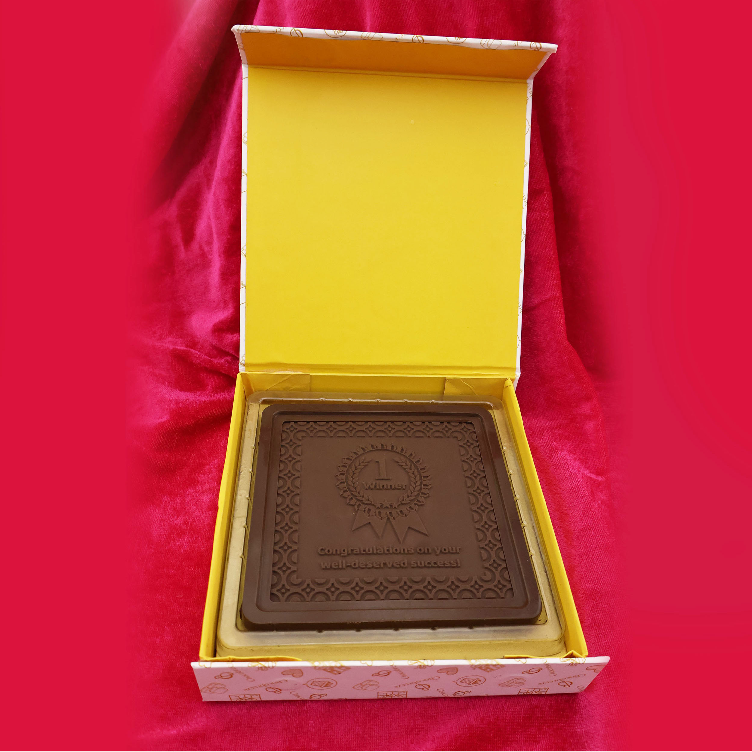 Celebratory Academic Achievement Chocolate in Chocobreeze Luxury Rigid ...