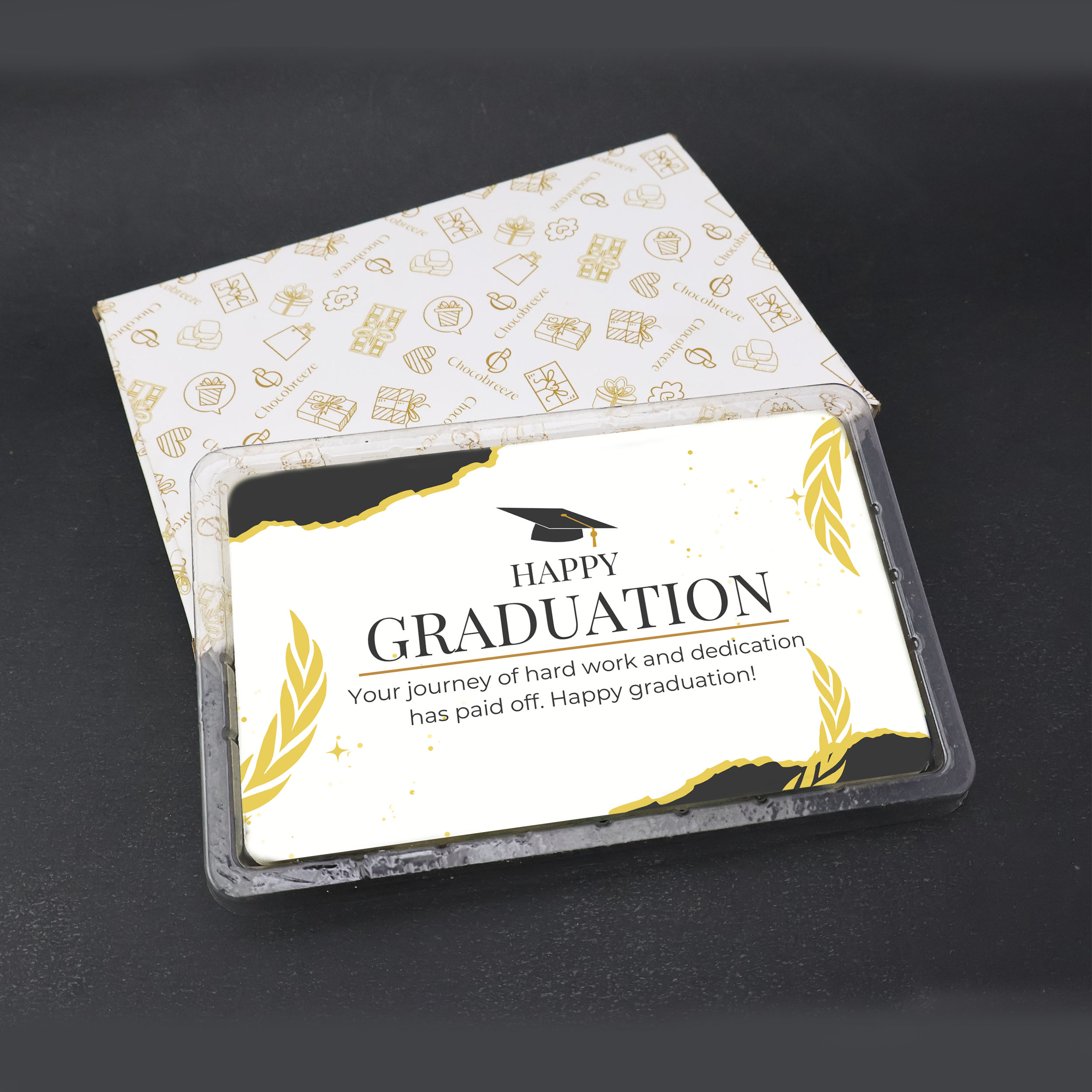 Celebratory Graduation Chocolate in Chocobreeze Premium Paper Box ...