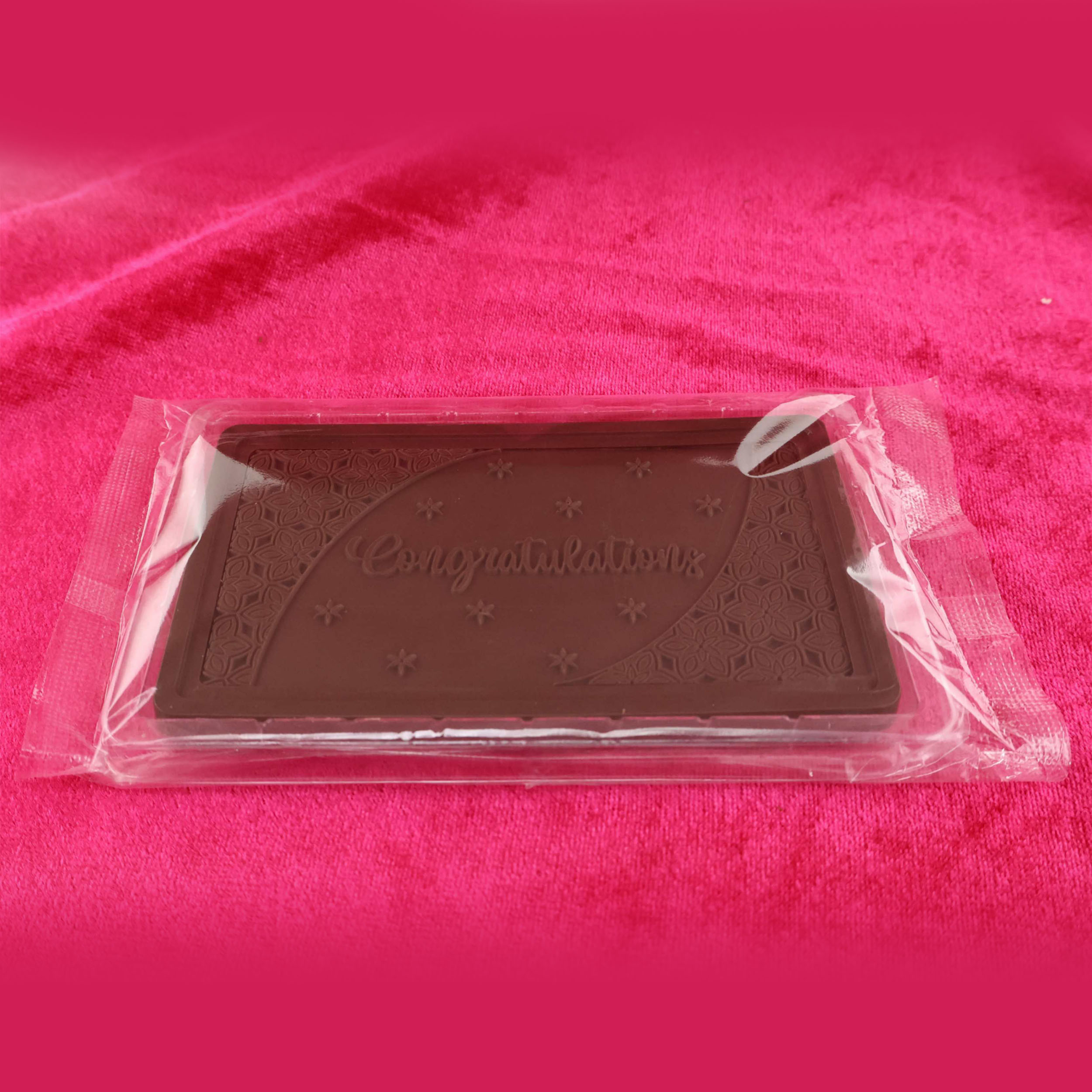 Elegant Congratulations Chocolate in Transparent Sealed Pouch ...