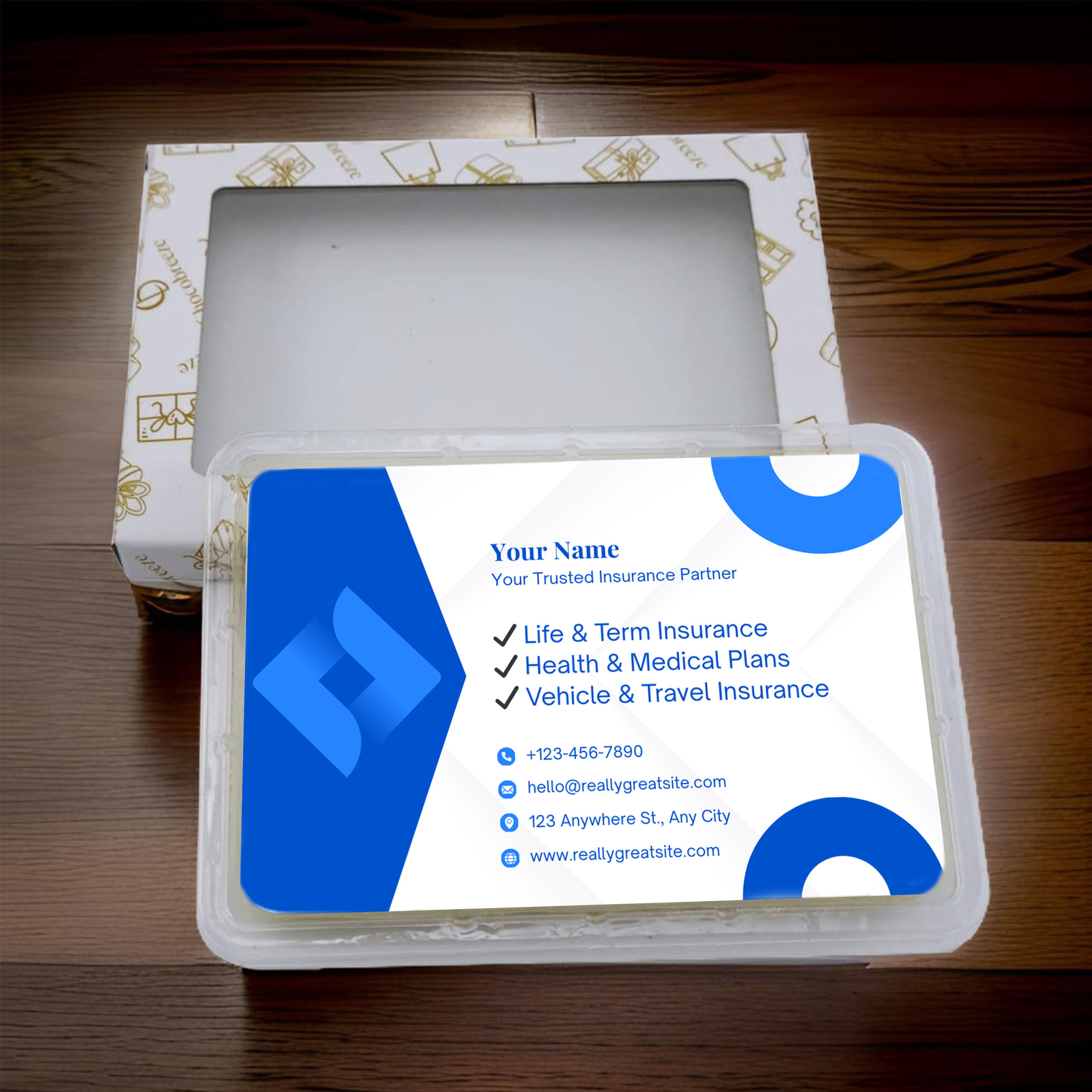 Professional Insurance Advisor Chocolate in Chocobreeze Premium Paper ...