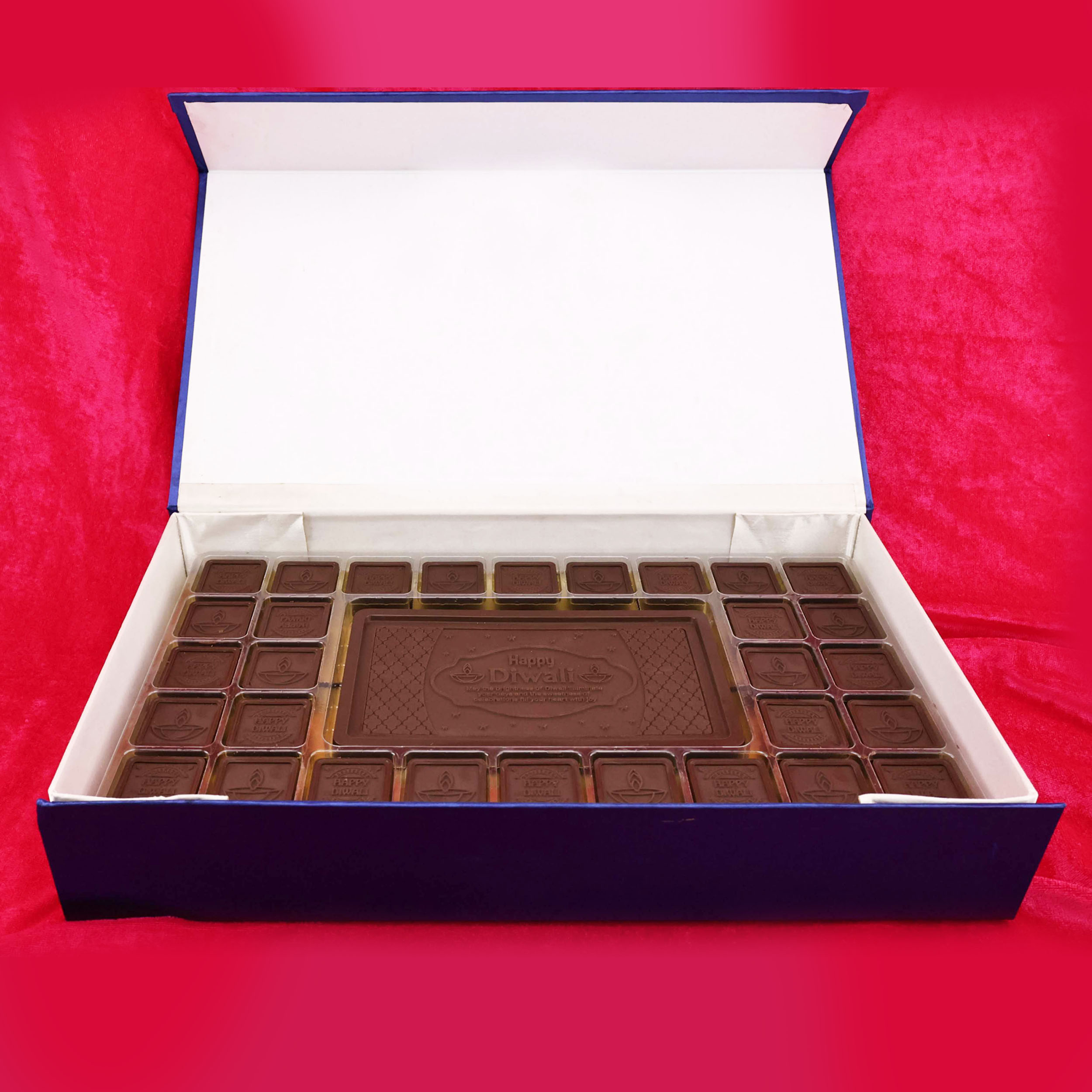 Festive Diwali Chocolates in Luxury Satin Rigid Box - Chocobreeze ...
