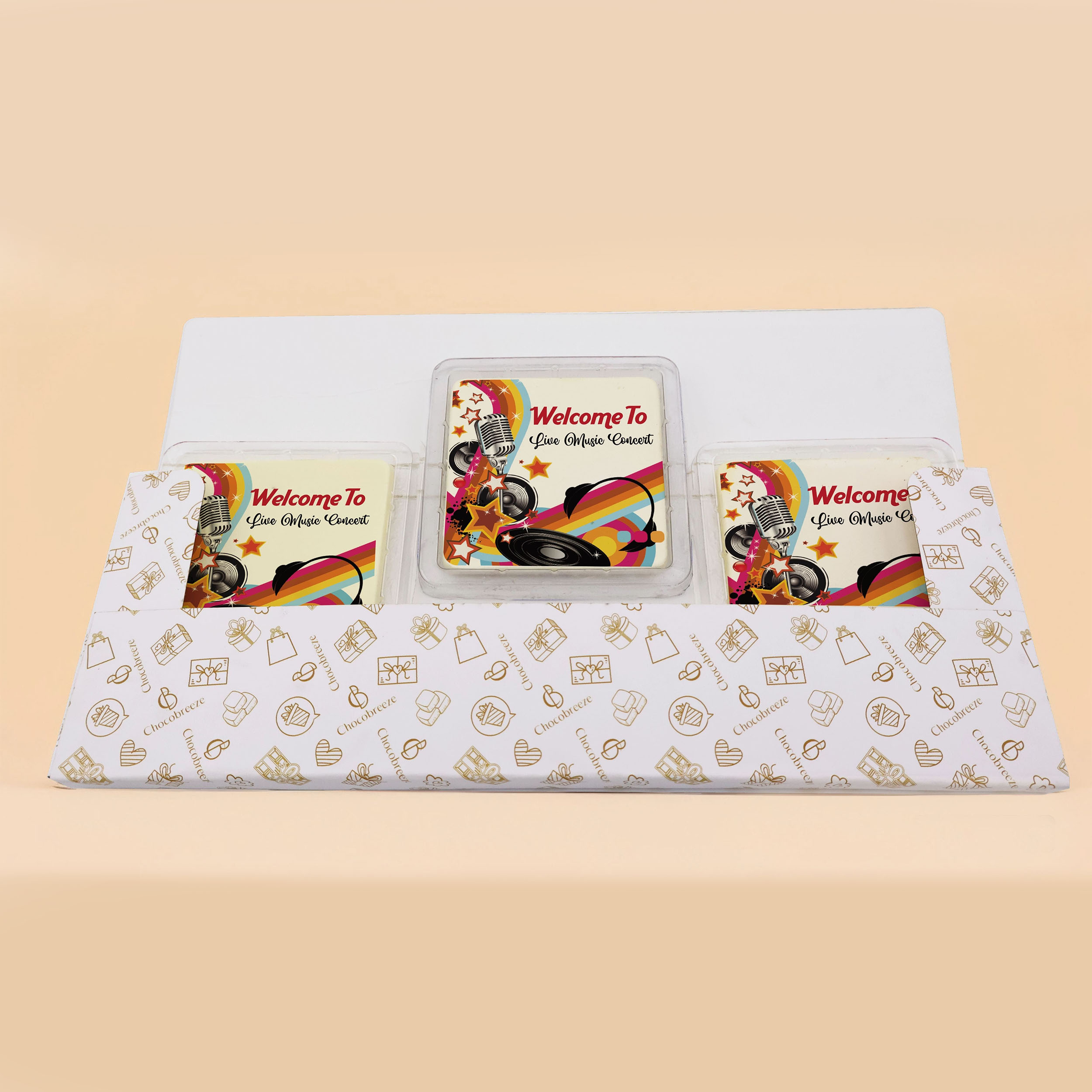 Exclusive Music Concert Welcome Chocolate in Chocobreeze Premium Paper ...